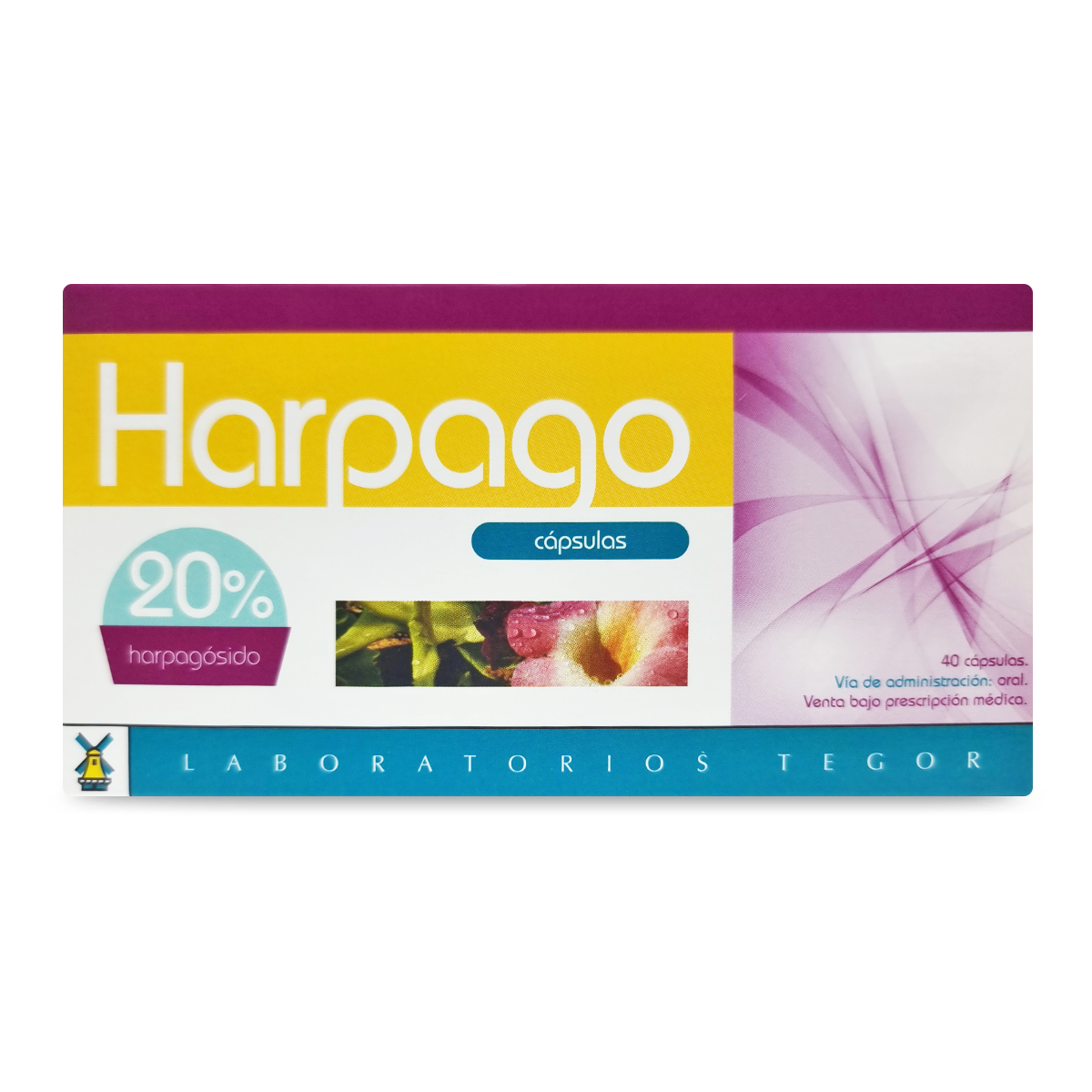 HARPAGO 20% 40 CÁPSULAS – Farmacia Paracelsus